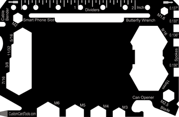 Promotional Custom Branded Credit Card Multi Tools | Custom Card Tools