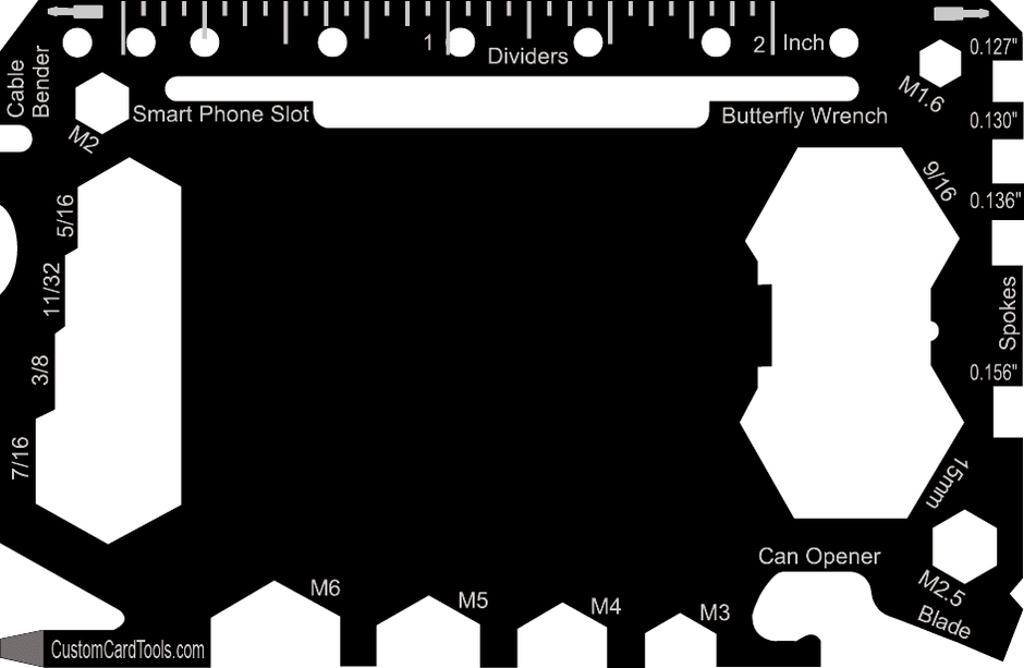 Promotional Custom Branded Credit Card Multi Tools | Custom Card Tools